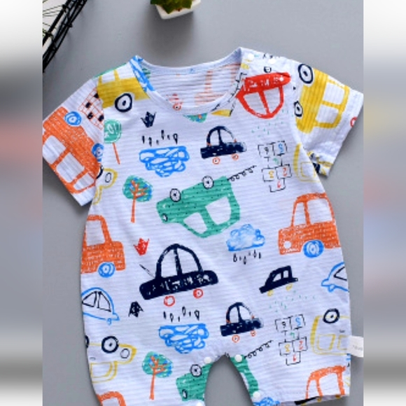 One Pieces | Infant Car Themed Romper | Poshmark